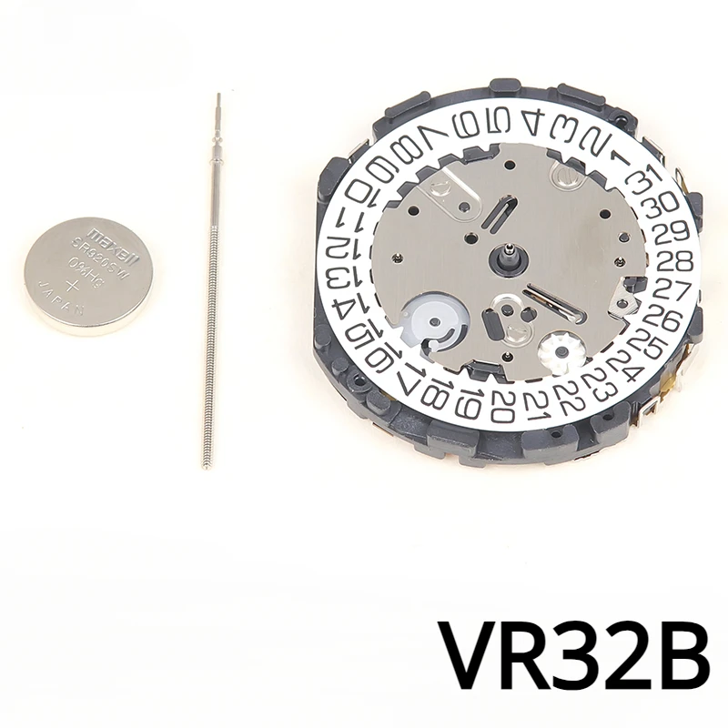 New-Japanese-Original-VR32-Movement-Date-At-3-6Hands-VR32B-VR32A-Quartz ...