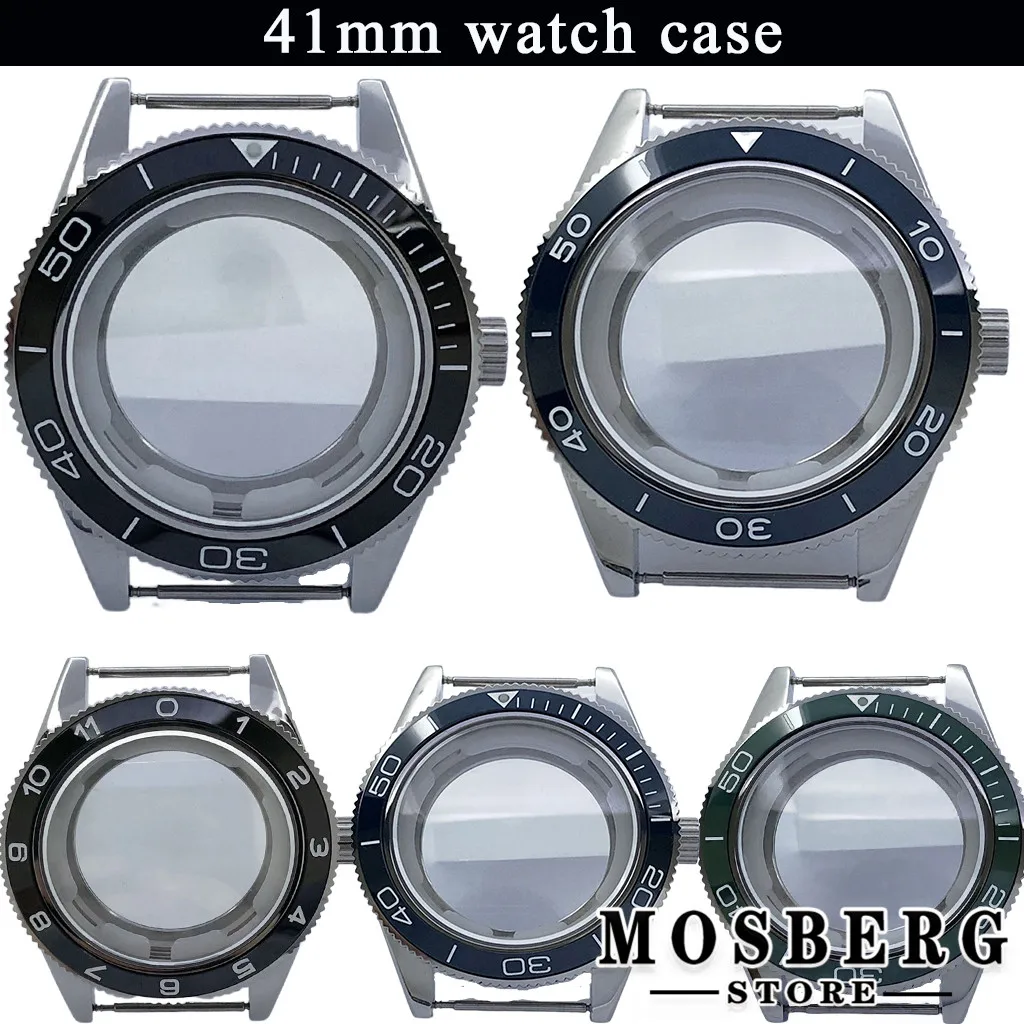 41mm-Watch-Case-Sapphire-Glass-Stainless-Steel-For-NH35-NH36-ETA-2836 ...