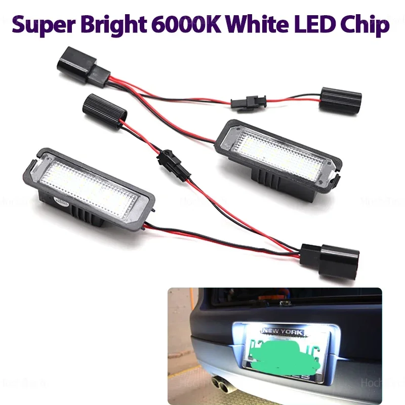 2x-Canbus-LED-Number-License-Plate-Light-Lamp-For-VW-Passat-B5-CC-Eos ...