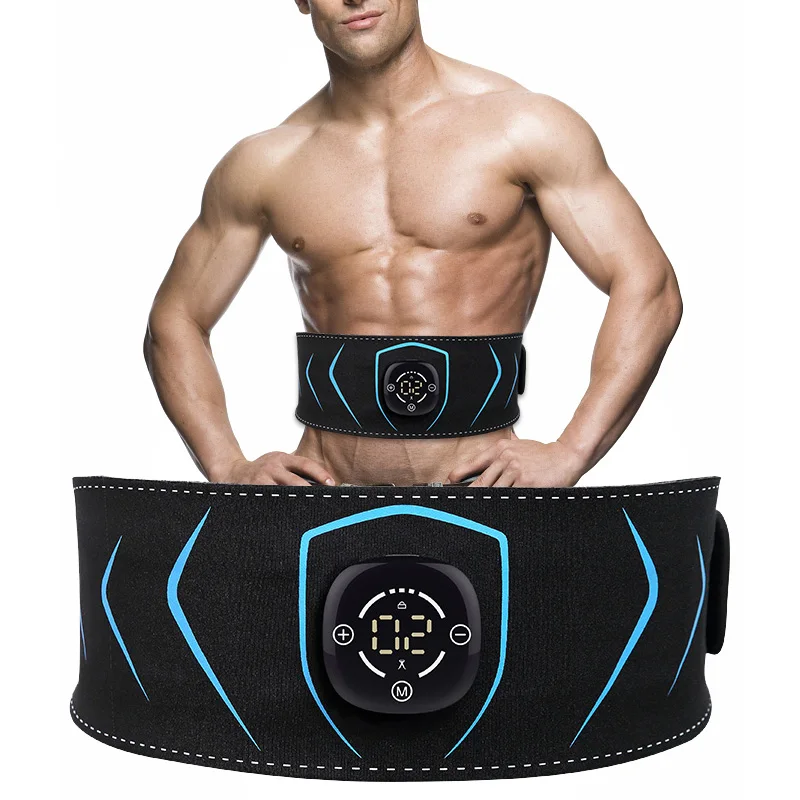 EMS-Muscle-Stimulator-Trainer-USB-Electric-Abs-Toner-Abdominal-Belt ...
