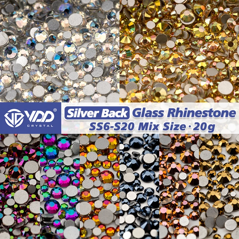 VDD-Mix-Size-SS6-SS20-High-Quality-Glass-Rhinestones-Crystal-Flatback ...