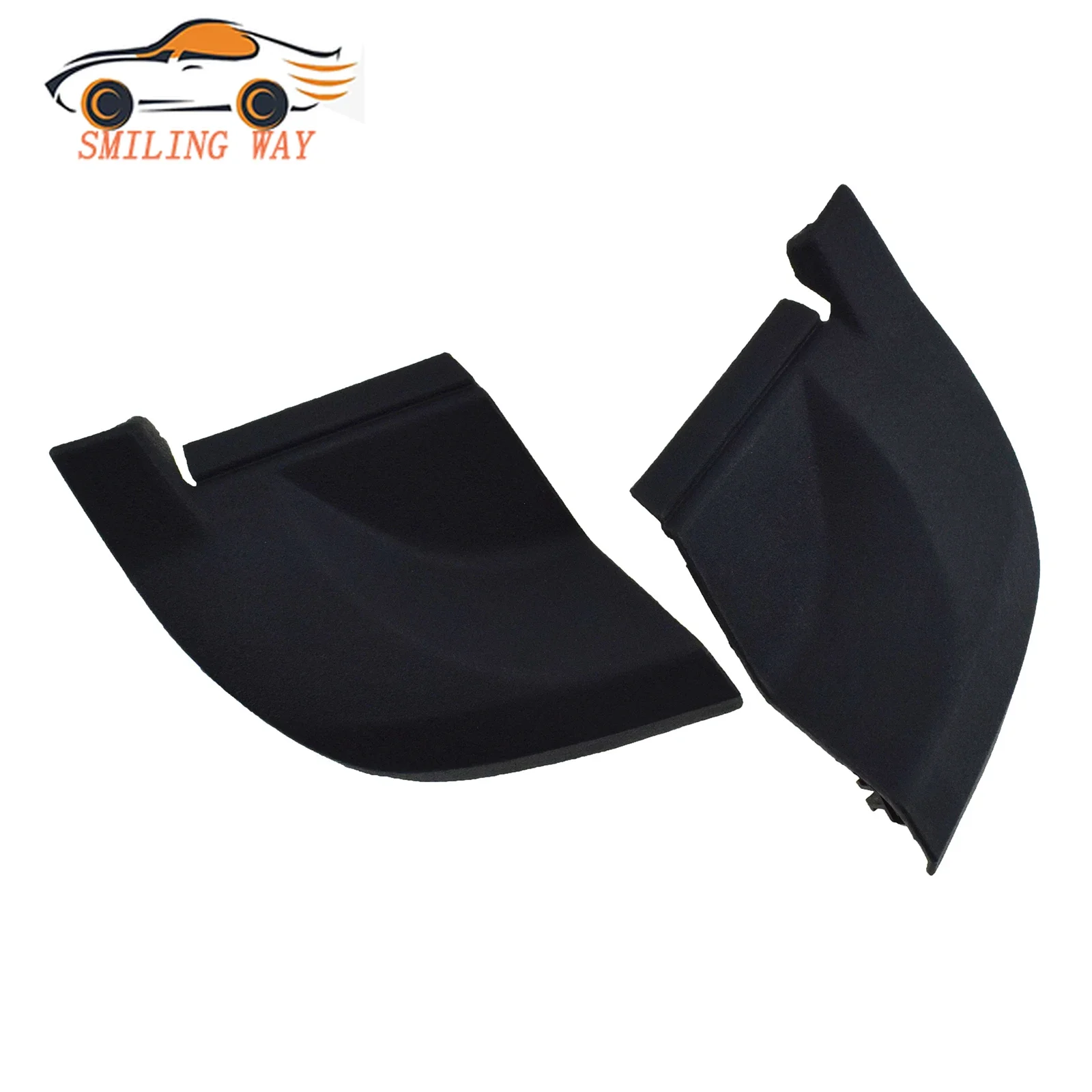1 Pair Left And Right Wiper Narrow Cowcatcher Cover Cowl Vent Black For ...