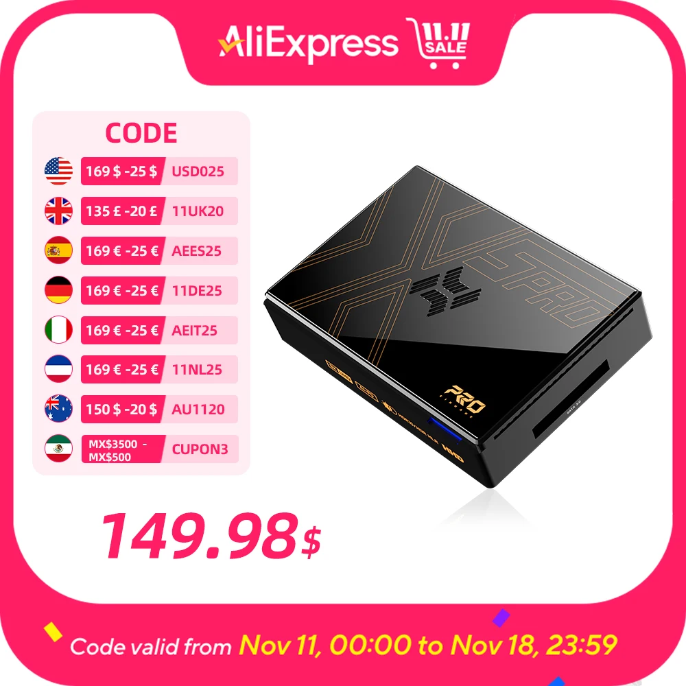 Kinhank-Super-Console-X5-PRO-Retro-Video-Game-Consoles-Plug-and-Play-4T ...