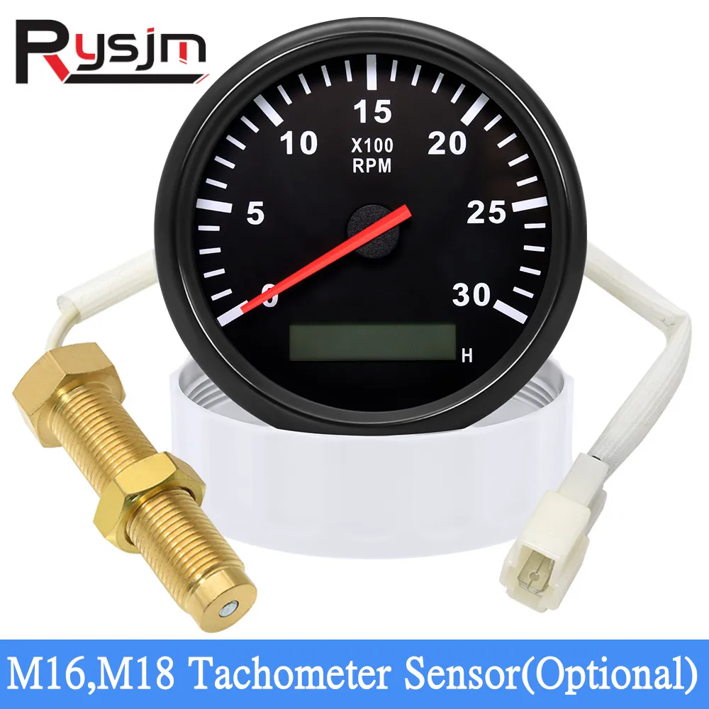 Tac-metro-para-motor-di-sel-de-gasolina-medidor-de-85MM-3000-4000RPM ...