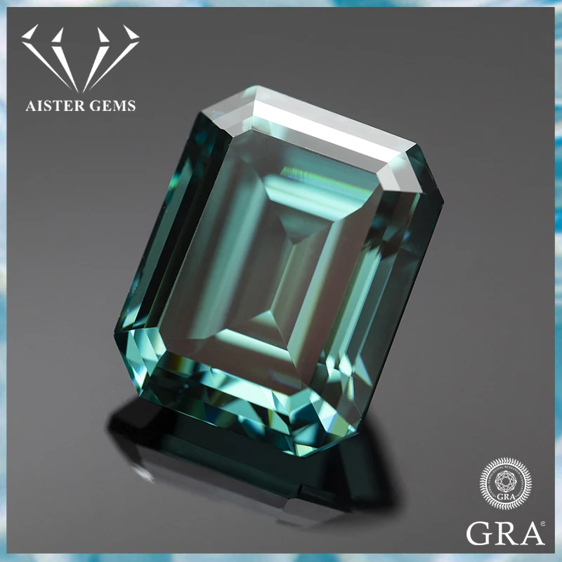 Never-Fade-Emerald-Green-Moissanite-Stone-Emerald-Cut-VVS1-GRA ...