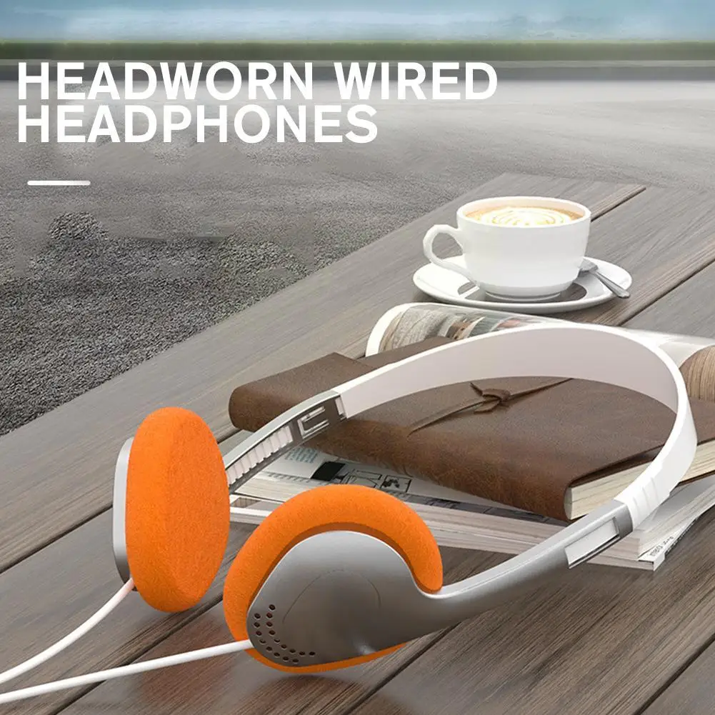 Sports-Headphones-Personality-Retro-Headset-Black-Fashion-Style-Headset ...