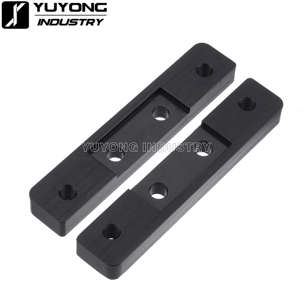 2Pcs-Durable-Black-Metal-Aluminum-C-Beam-Riser-Plates-for-Openbuilds-C ...