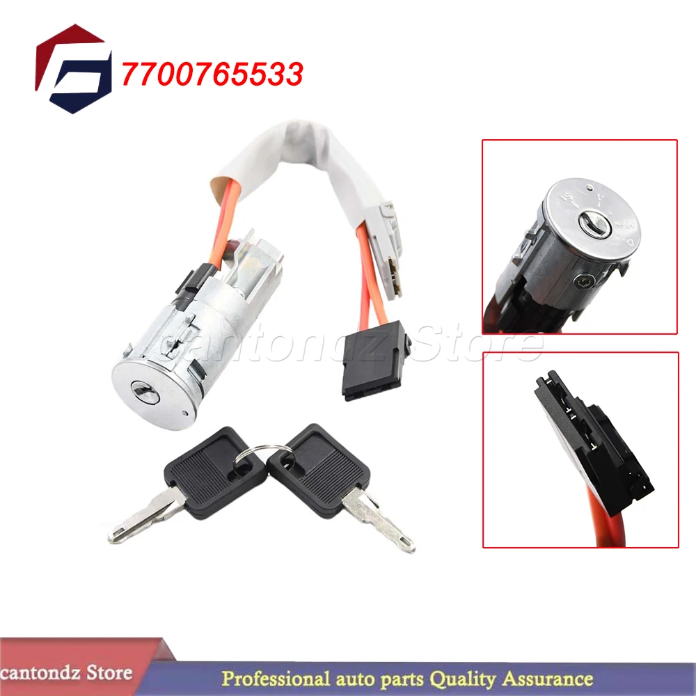 Auto Electric Ignition Starter Switch with 2 keys For Renault Laguna I ...