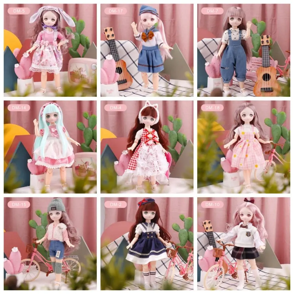 with-Clothes-30cm-Anime-Bjd-Doll-Dress-Up-Spherical-Joint-Hinged-Doll ...
