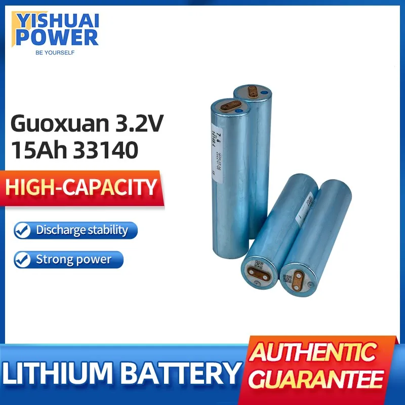 3.2v 33140 15Ah lifepo4 3.2V Cells for diy 4S 12v 24V 36V 48V 20AH 30AH ...
