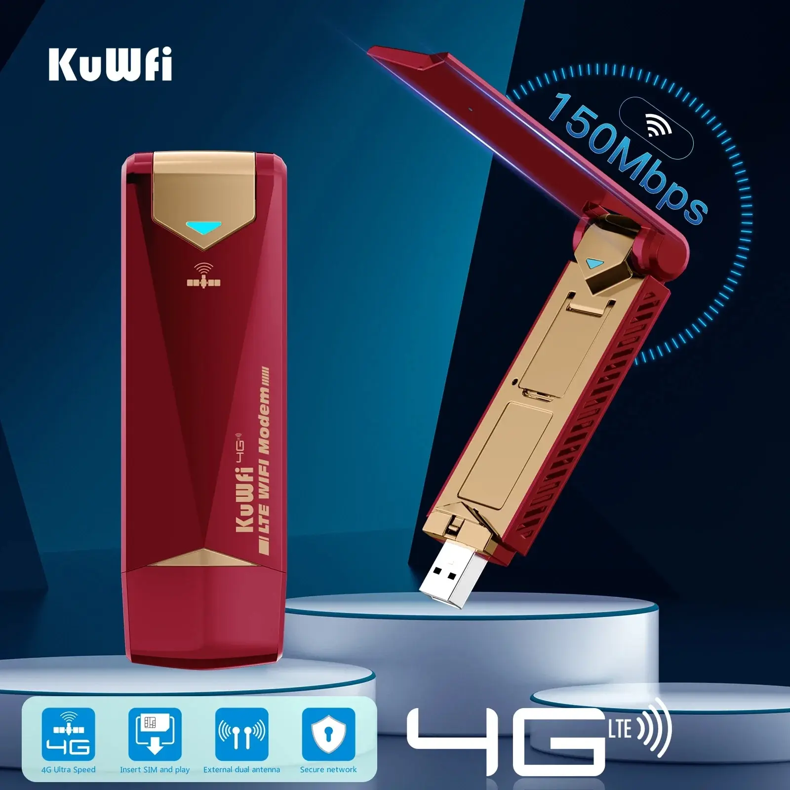 KuWFi-150Mbps-4G-Wifi-Modem-Portable-USB-Dongle-Unlock-Mobile-Wireless ...