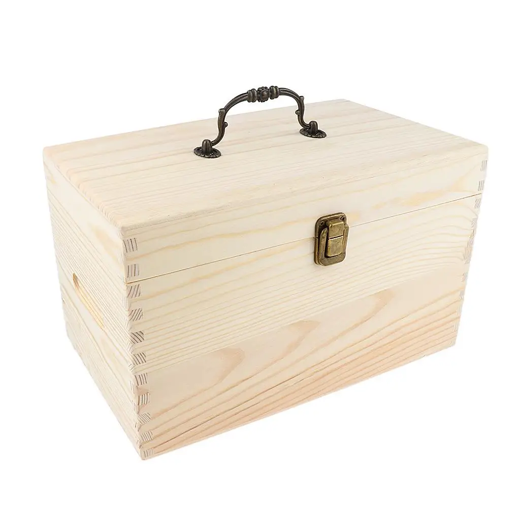 56-Bottles-Essential-Oil-Wooden-Box-Storage-Case-Multi-Tray-Organizer ...