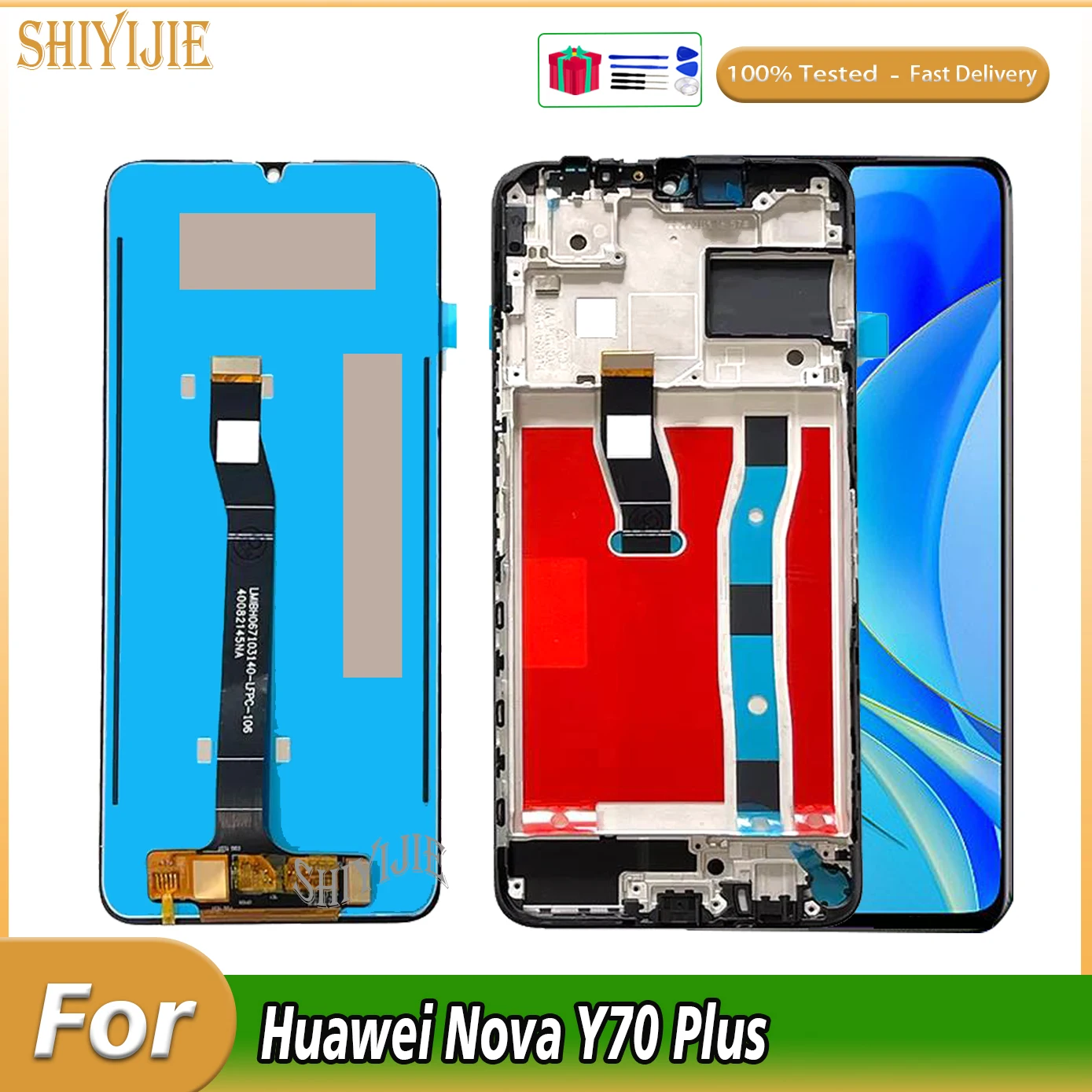 Pantalla-t-ctil-LCD-original-de-6-75-pulgadas-montaje-con-marco-para ...