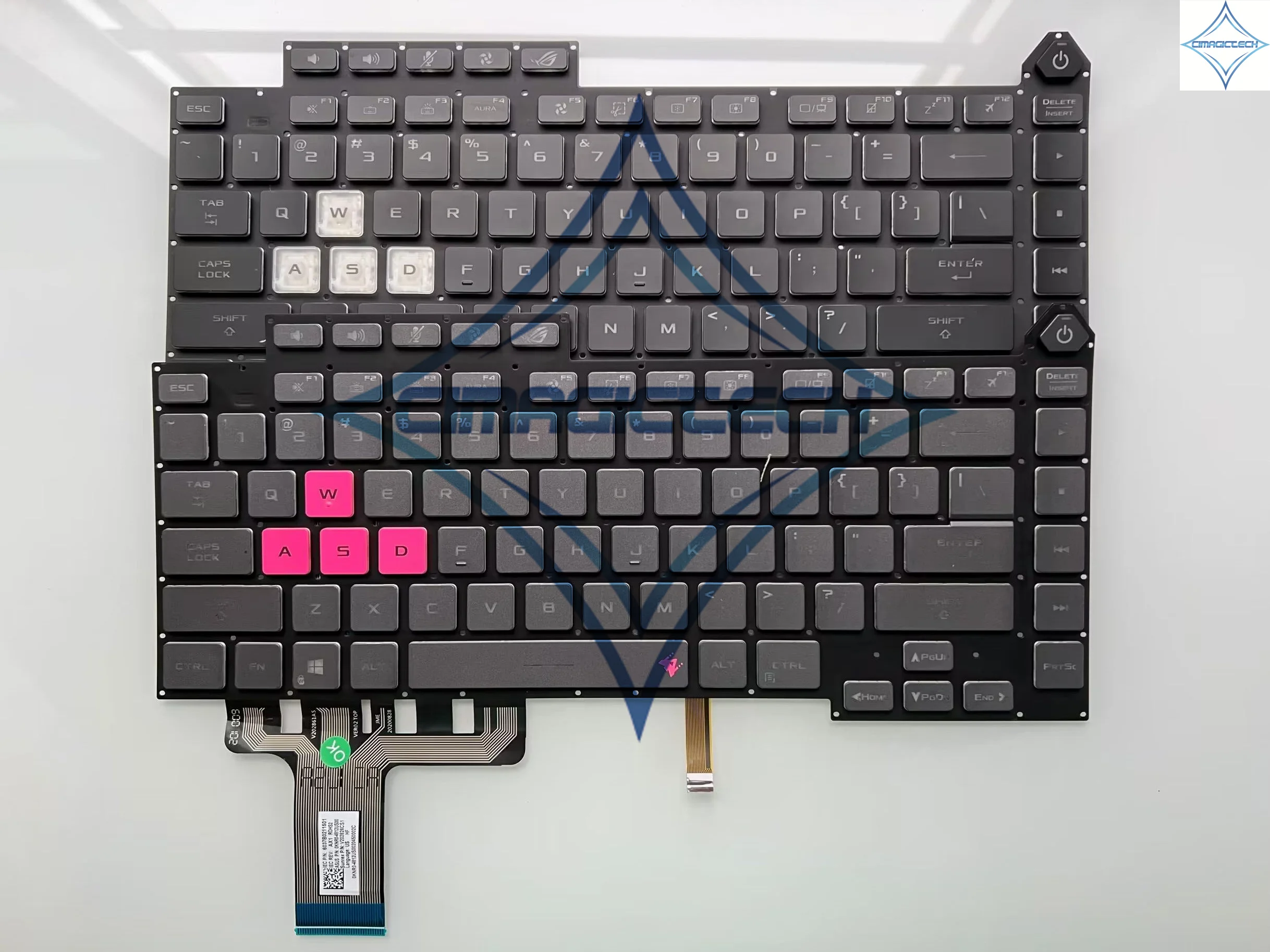 New US EU UK English Backlit For Asus Rog Strix G15 G513 G513Q G513RC ...