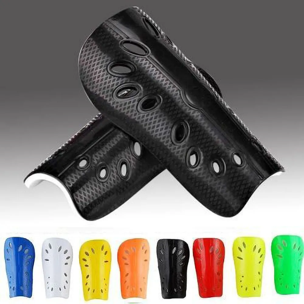 1-Pair-Football-Shin-Pads-Plastic-Soccer-Guards-Leg-Protector-For-Kids ...