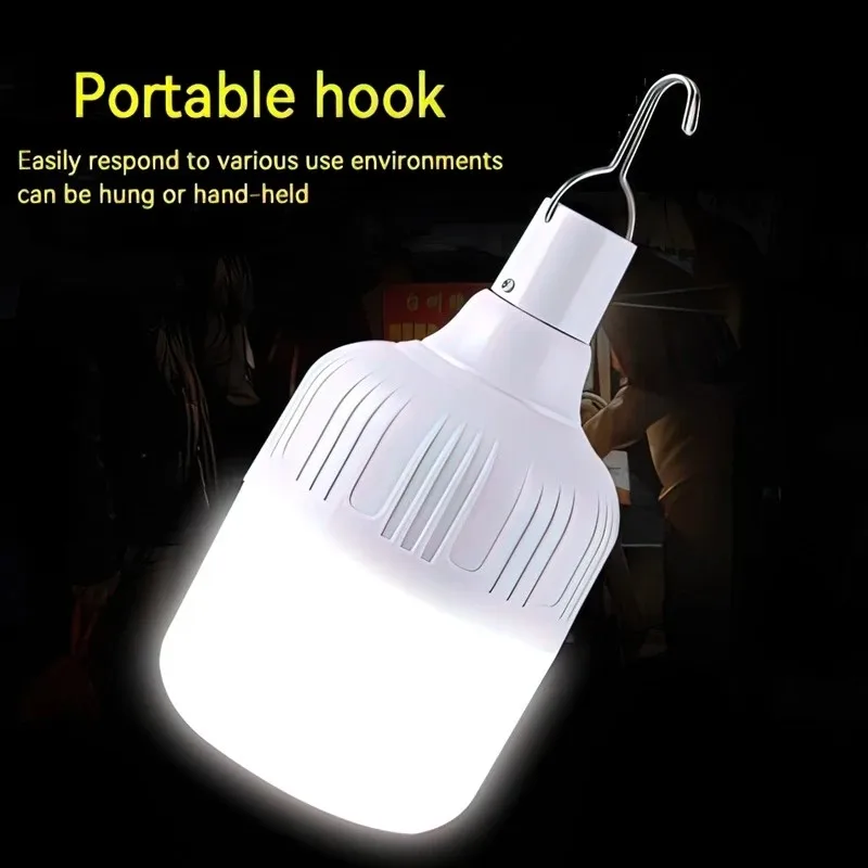 Outdoor USB Rechargeable Mobile LED Lamp Bulbs Emergency Light Bulbs ...