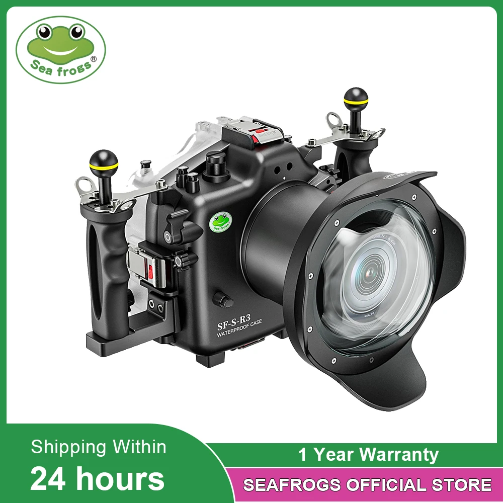 Seafrogs-New-Diving-Case-Underwater-Camera-Housing-With-Dome-Port-Alloy ...