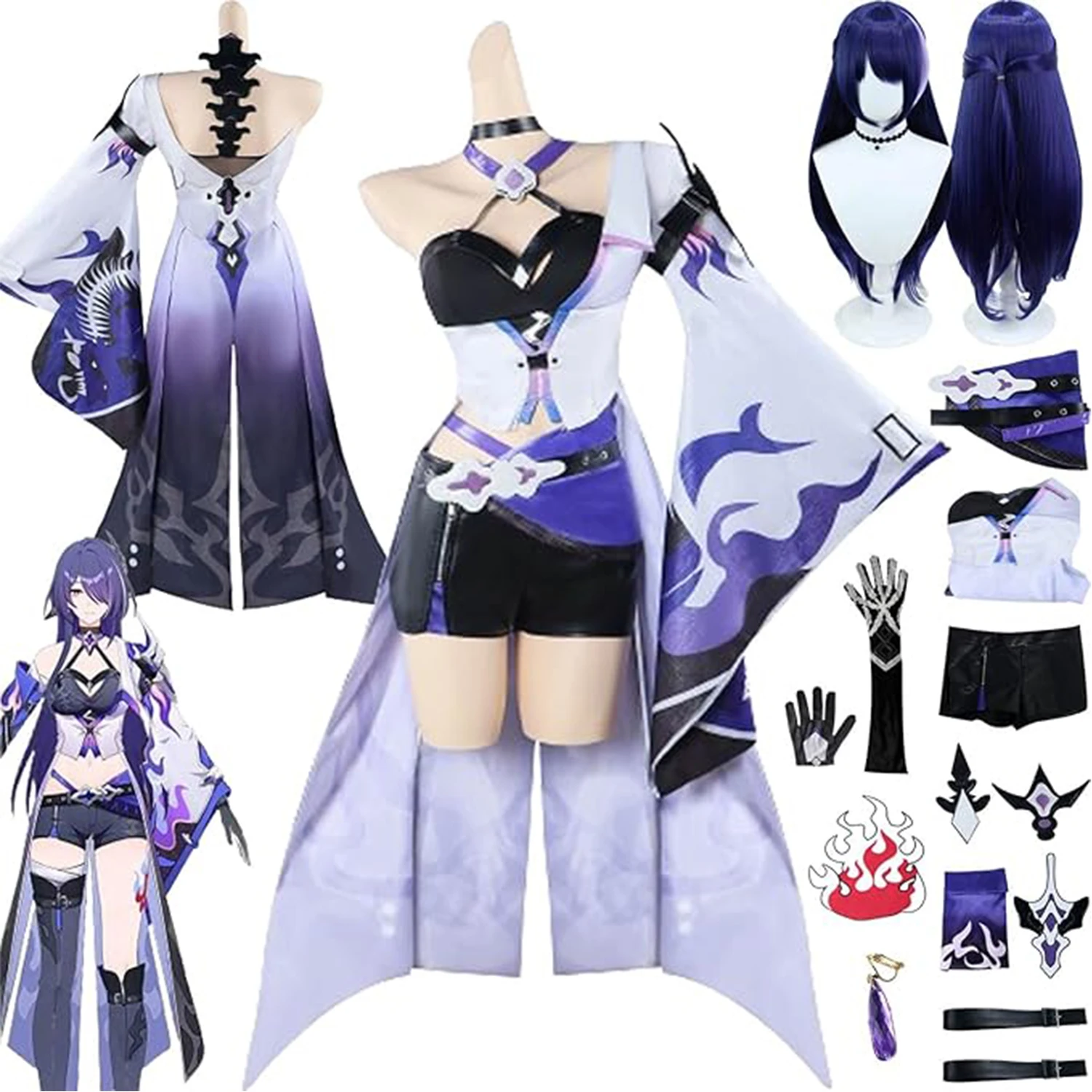 Acheron-Cosplay-Costume-Honkai-Star-Rail-Huang-Quan-Cosplay-Costume ...