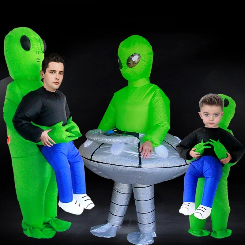 Inflatable Alien Costumes Fancy Halloween Party Cosplay Fantasy Blown ...