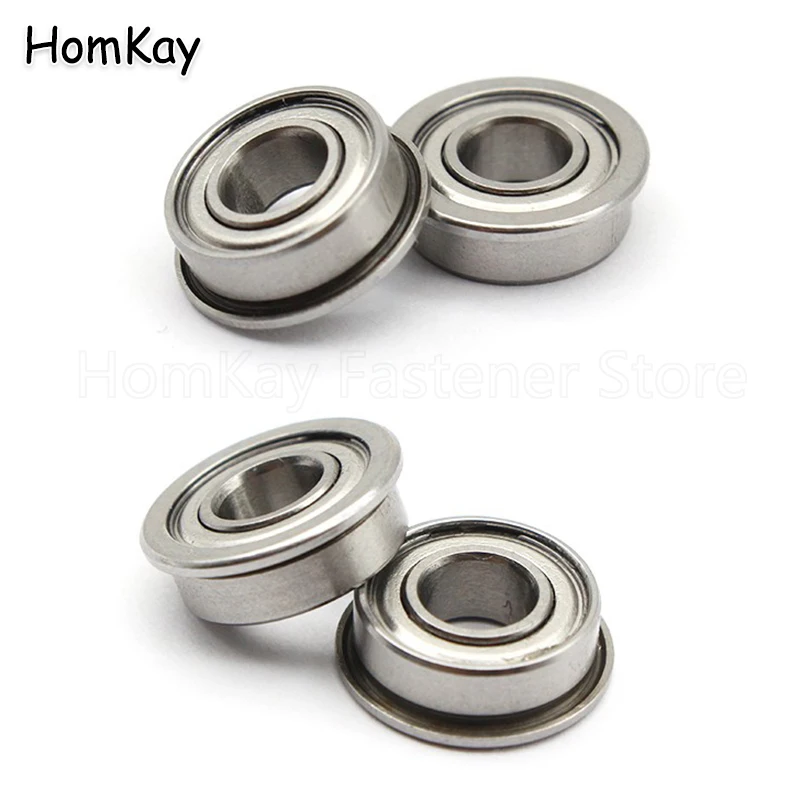 Flange Bearing ID 10mm - 25mm OD 15mm - 42mm Thick 4 - 9mm Deep Groove ...