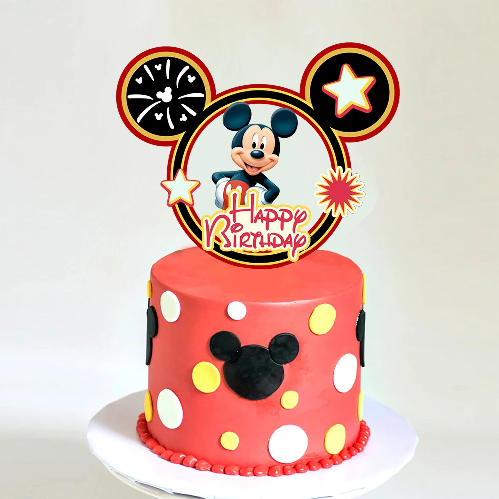 Mickey Mouse Ears Cake Topper