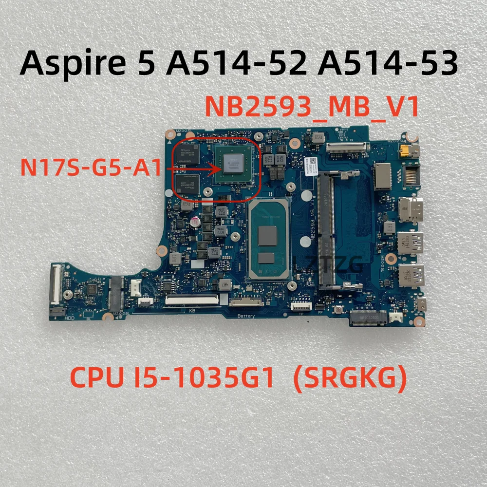 NB2593-MB-V1-For-Acer-Aspire-5-A514-52-A514-53-Laptop-Motherboard-I5 ...