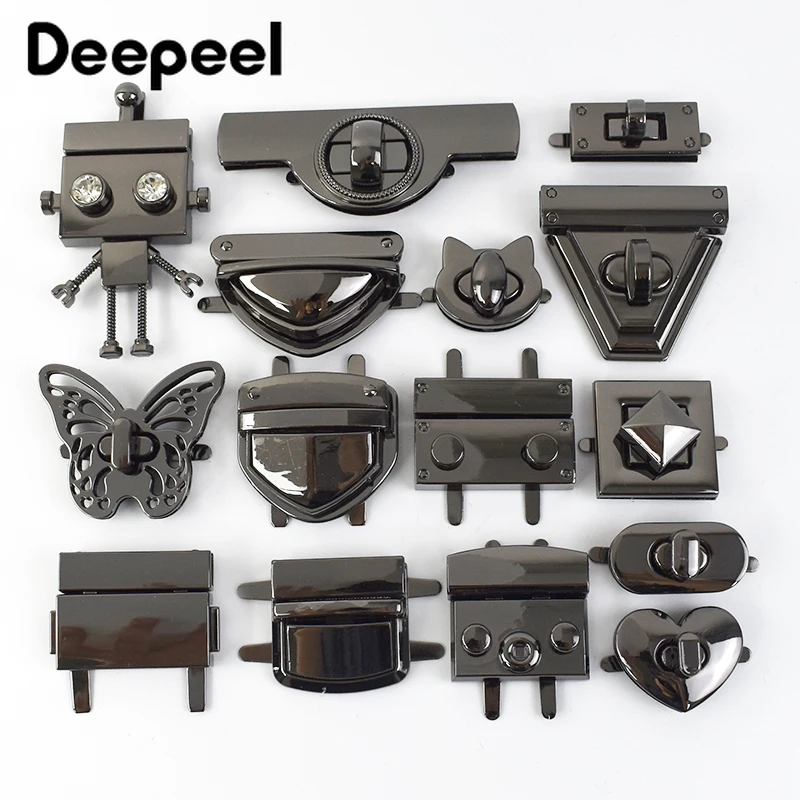 2/4Pcs Metal Bags Locks Buckles Twist Turn Lock Bag Closure Clasps for ...