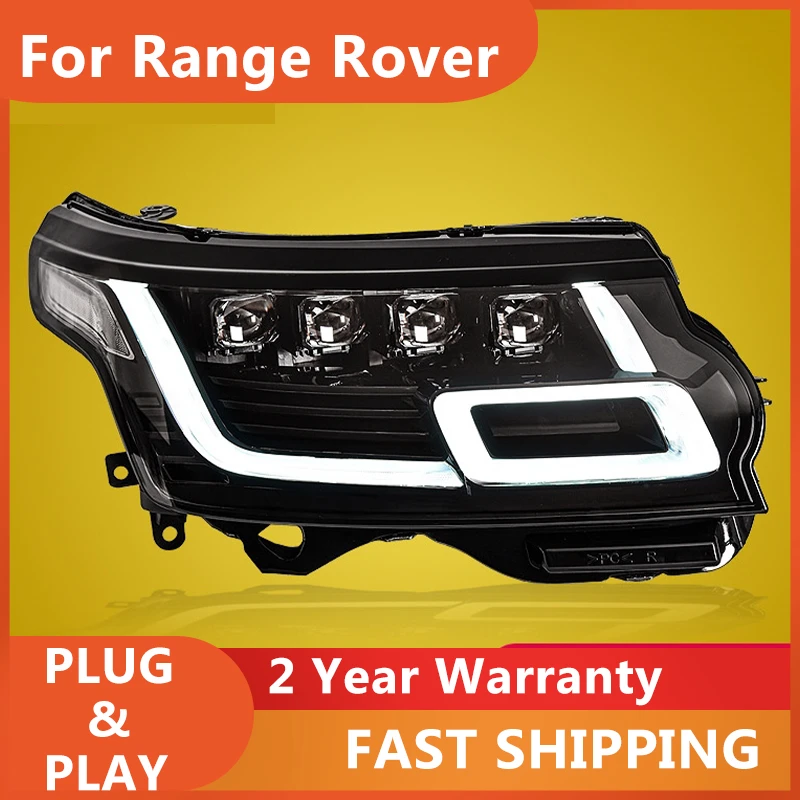 Car LED Headlight Head Lamp For Land Rover Range Rover Vogue L405 ...