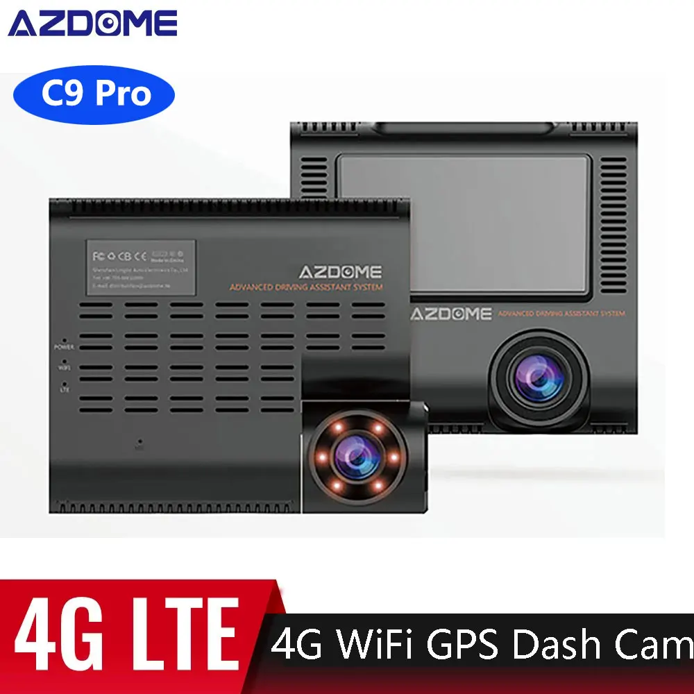 AZDOME-C9-Pro-4G-Car-Camera-With-Dual-Cameras-Live-Video-GPS-Tracking ...
