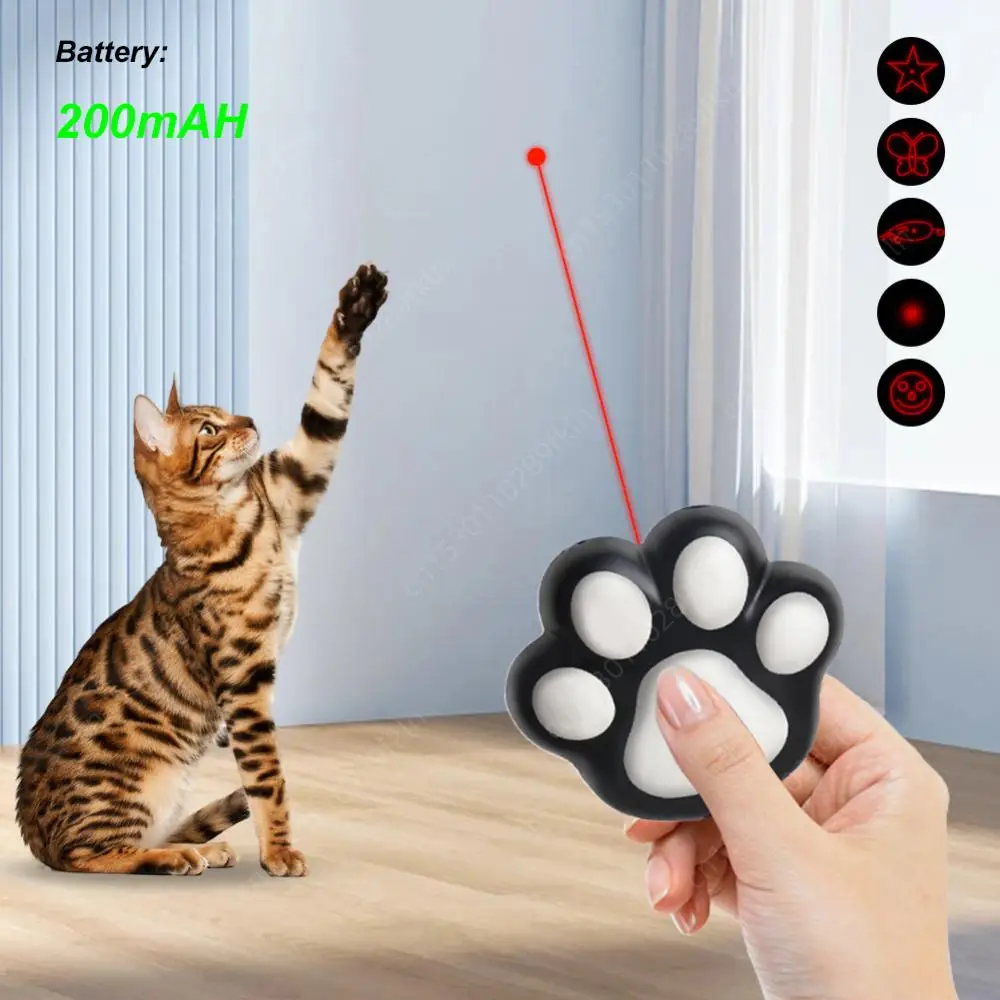Interactive-Cat-Toys-5-Adjustable-Patterns-Training-Chaser-Interactive ...