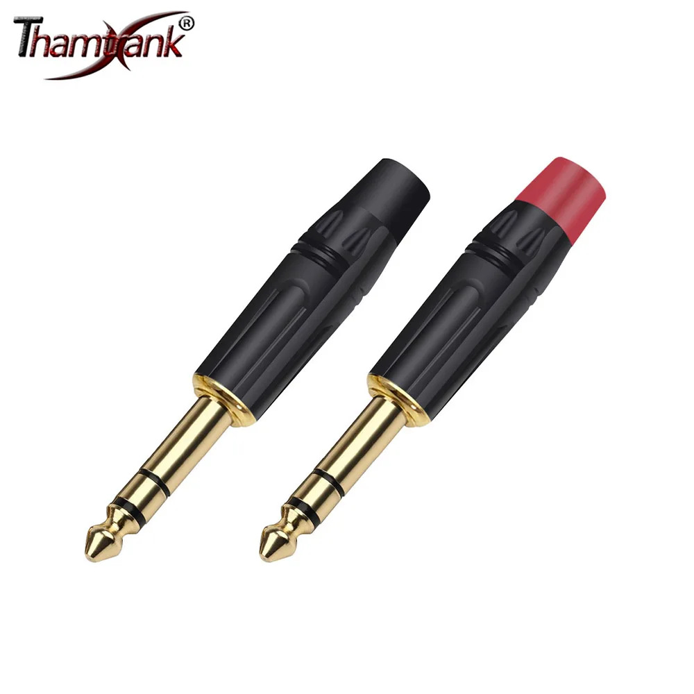 2pcs-TS-TRS-Plug-6-35mm-Jack-Plug-Audio-Connector-6-35mm-Mono-Stereo ...
