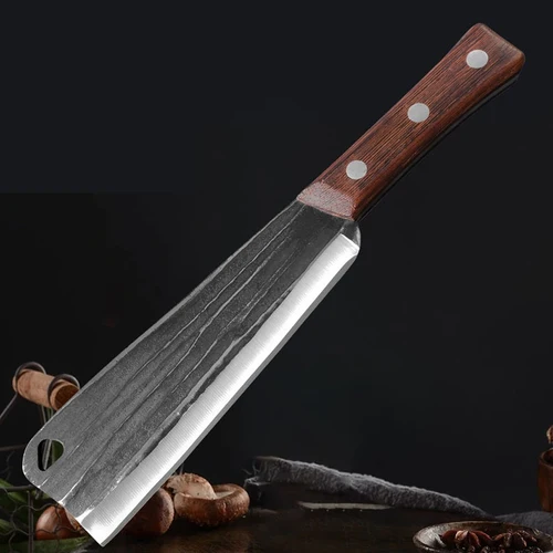 Buy RZD 8 INCH Chopping Firewood Knife 5mm Manganese Steel Cleaver Cutting Forest Knife Cover ...