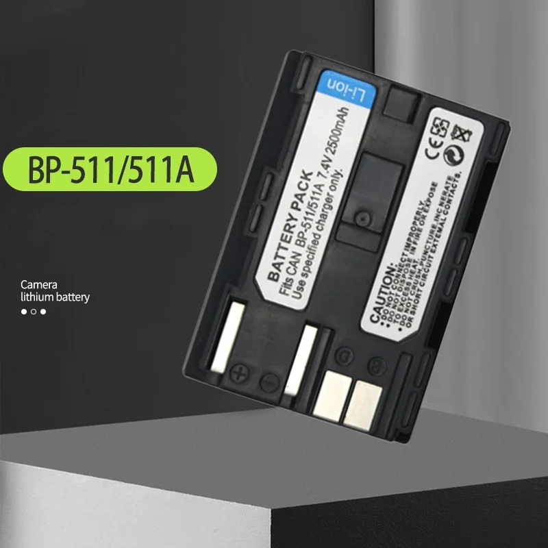 2500mAh BP-511A BP 511A BP-511 Camera Battery or Charger For Canon EOS ...