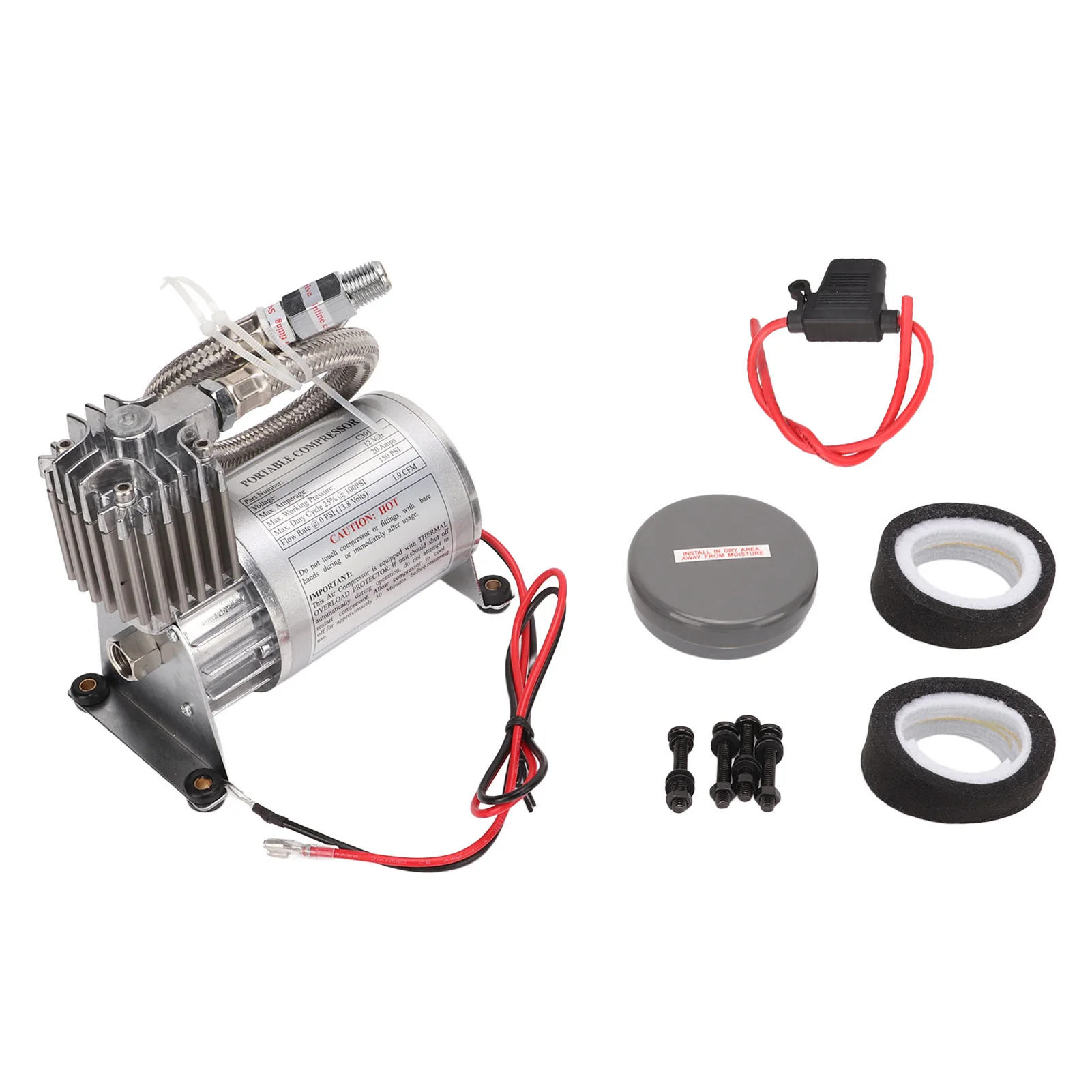 Universal-Heavy-Duty-Air-Compressor-12V-20A-150-Psi-For-Trucks-Car ...