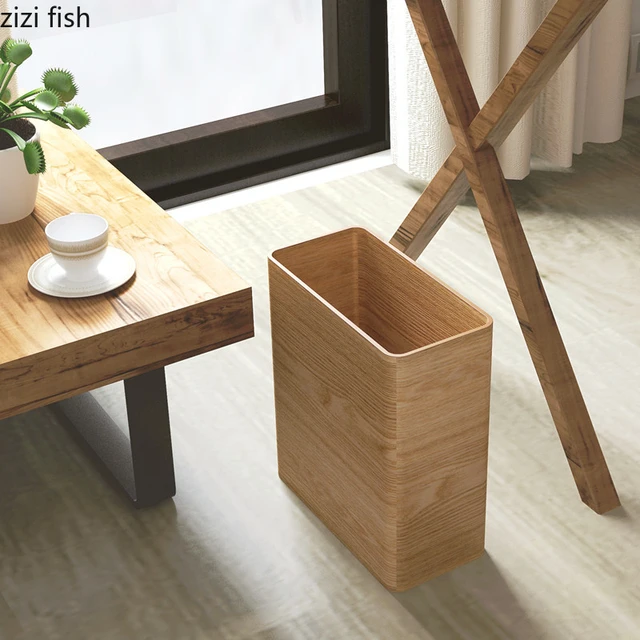 Decorative Wood Kitchen Trash Cans