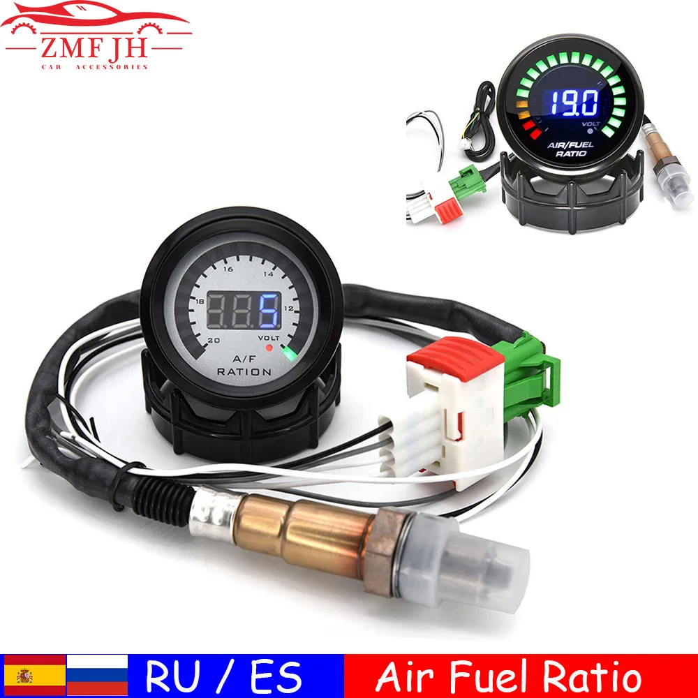 Air-Fuel R M S Face Auto AFR R G 52MM Air Fuel R 20:1-10:1 Nd O2 O S ...