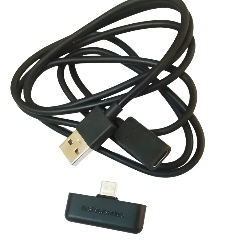 USB-A to USB-C female table and USB Dongle for Steelseries Arctis 7P ...