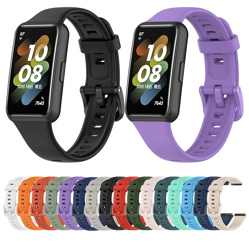 Silicone-Strap-For-Huawei-Watch-Band-6-7-Strap-Smart-Replacement ...