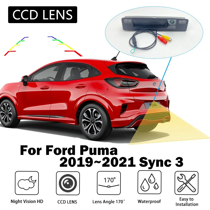 Rear-view-camera-for-Ford-Puma-2019-2020-2021-Night-Vision-Trunk-Handle ...