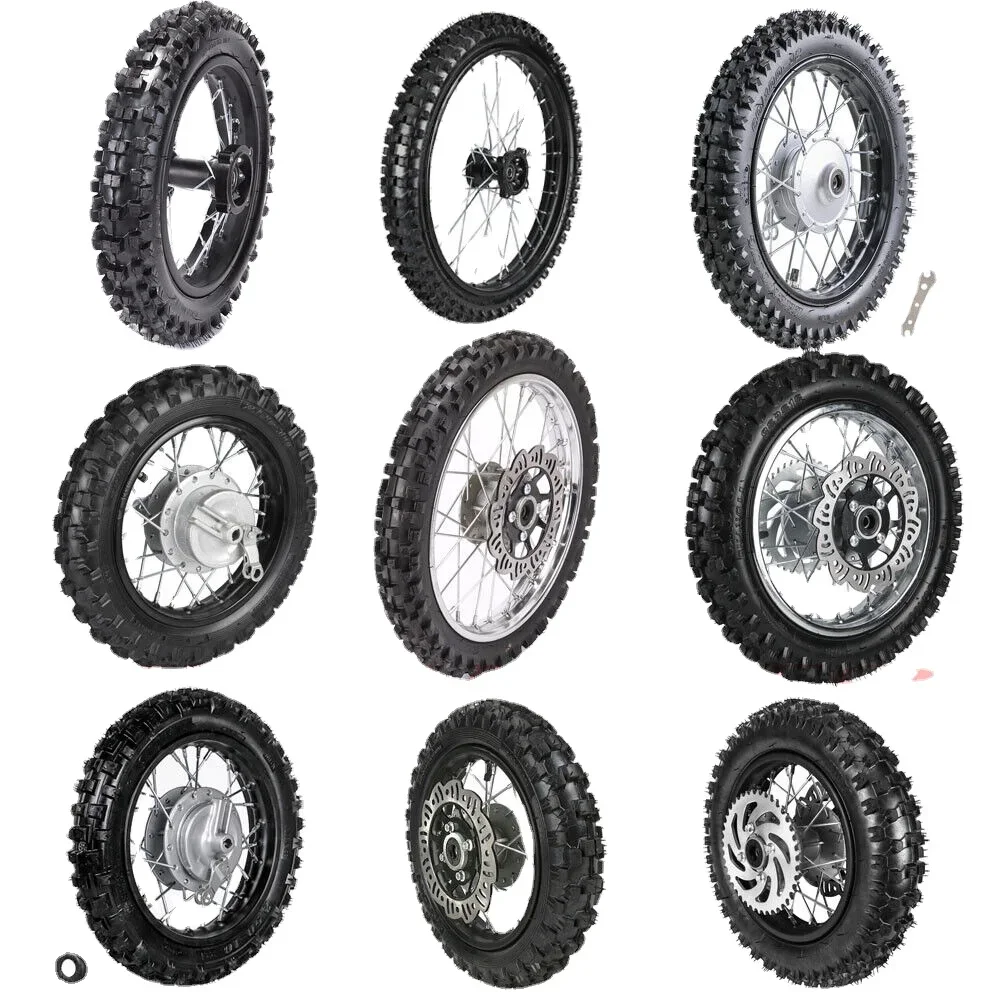 2.50-10'' 12/14''/16/ 17'' Rim Wheel Tire Tyre Disc/Drum Brake for Pit ...
