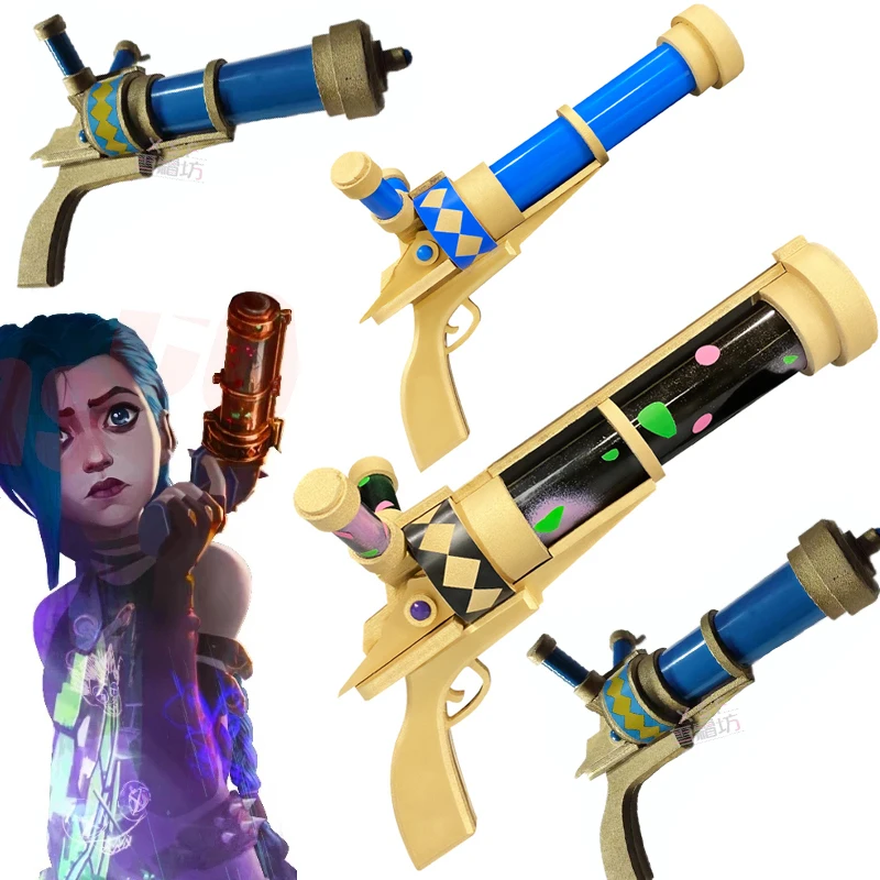 Game Jinx Cosplay Gun Props Role Play Shark Bone Rocket Halloween Jinx ...