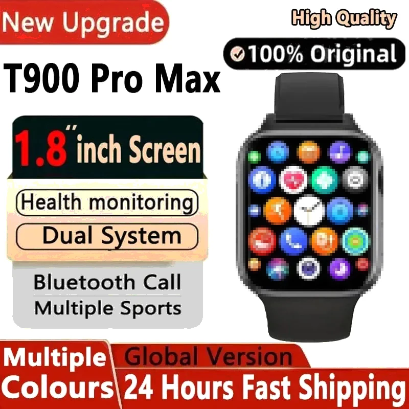 New-T900-Pro-Max-Smart-Watch-Series-9-Bluetooth-Call-1-73-Music-Screen ...