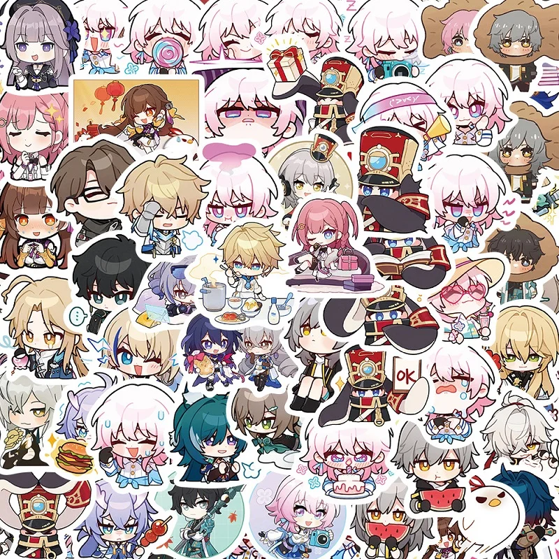 80pcs-set-Honkai-Impact3-Anime-Stationery-Sticker-Sticker-Waterproof ...