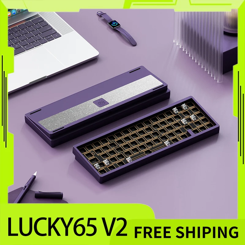 Weikav-Lucky65-V2-Mechanical-Keyboard-Kit-3-Mode-Customization-2-4g ...