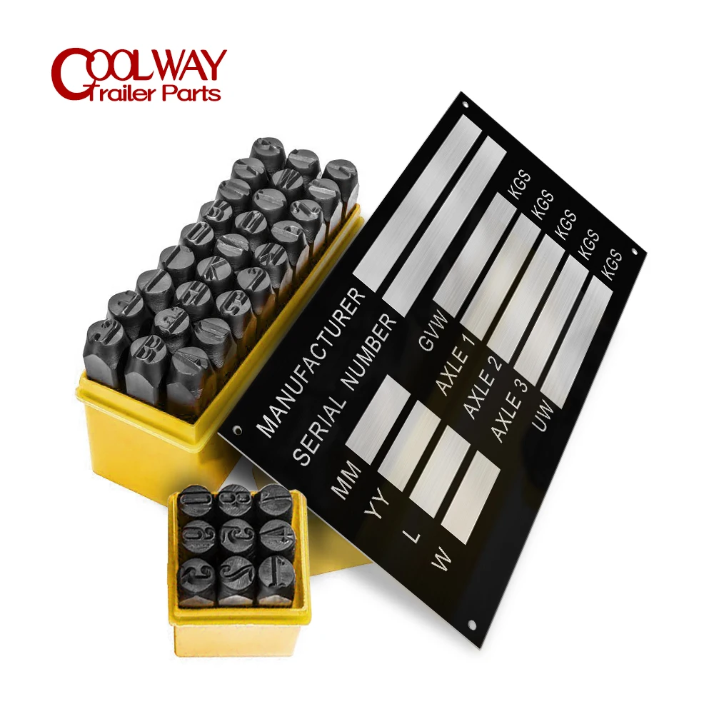 5MM-Steel-Die-Metal-Stamping-Kit-Punch-Tool-Trailer-Vehicle-Serial ...