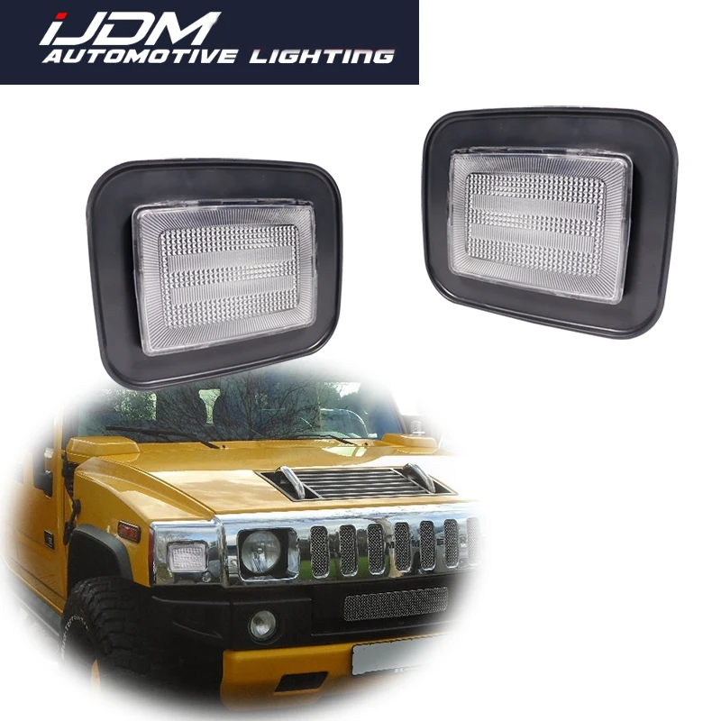 For-Hummer-H2-2003-2009-For-Hummer-H2-SUT-2005-2009-Clear-Smoked-Lens ...