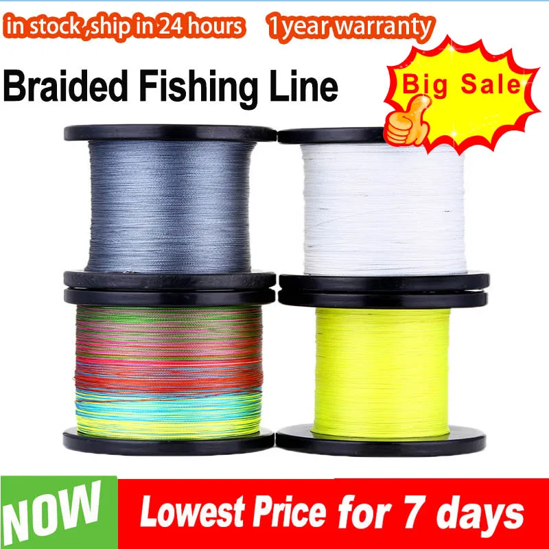 100m-300m-Braided-Fishing-Line-Top-Raw-Silk-Super-Tension-Water-Cutting ...