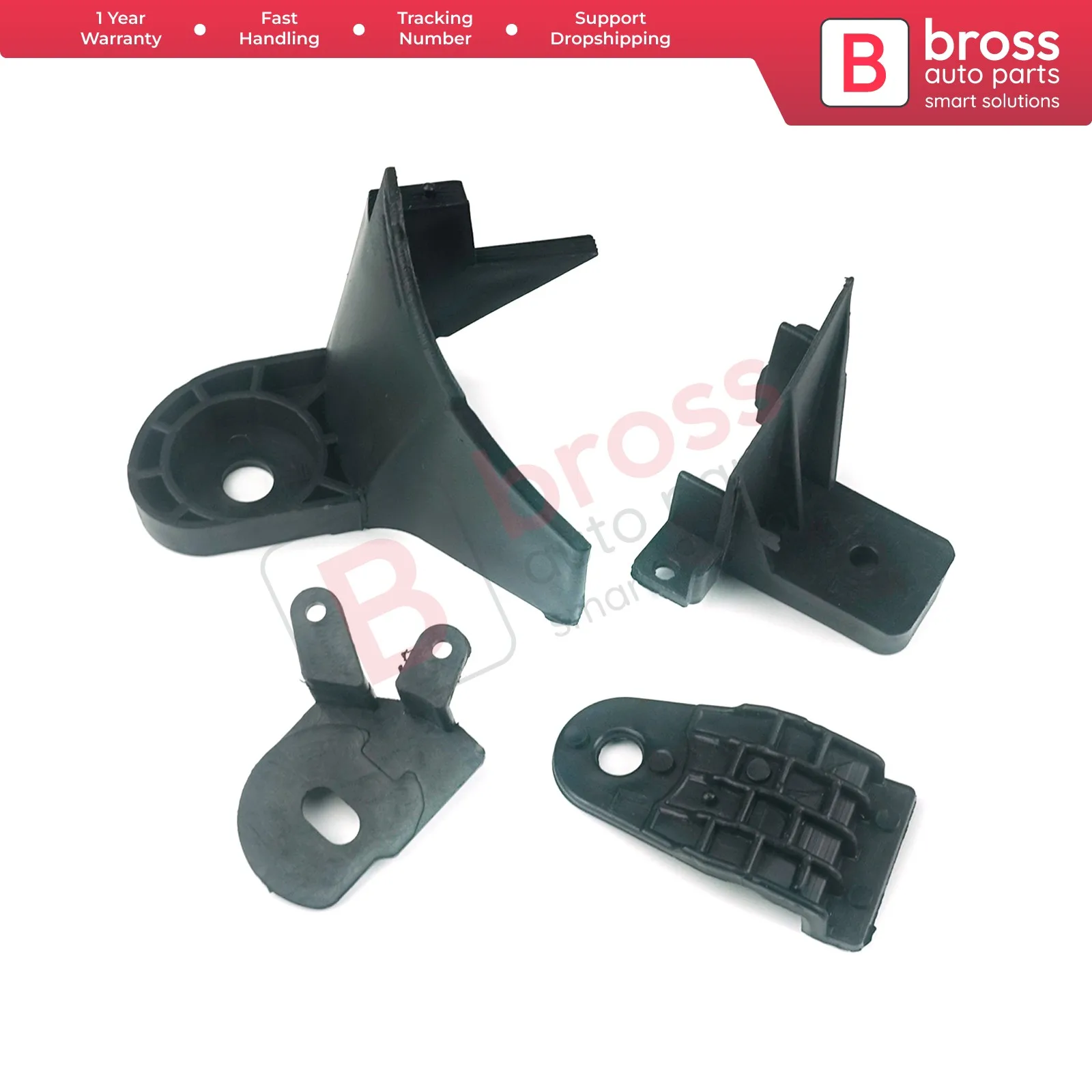 BHL554-Headlight-Headlamp-Housing-Support-Repair-Bracket-Mount-Clips ...