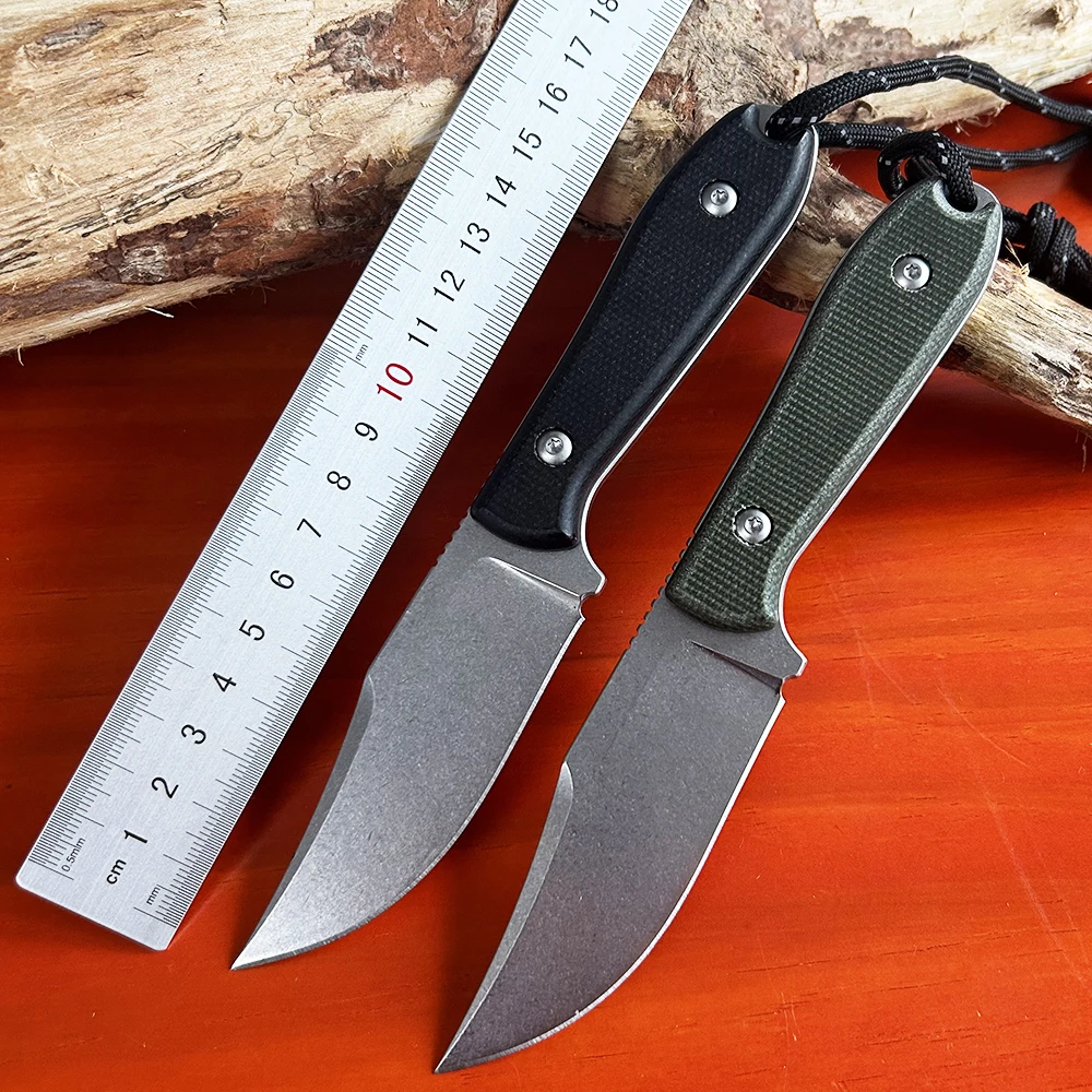 D2-Straight-Knife-Camping-Hunting-Self-Defense-Fixed-Blade-Knife ...
