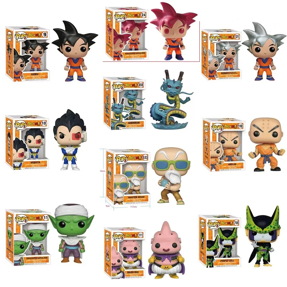 Treingi 2024 Funko POP Dragon Balls Goku Vegeta Golden Frieza Beerus ...